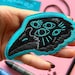 Creepy Raven Embroidered Patch | Cryptid Raven - Bird - Crow ...