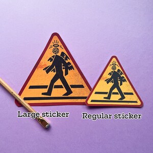 Cryptid Warning Signs Vinyl Stickers | Cryptid - Monster - Accurate ...