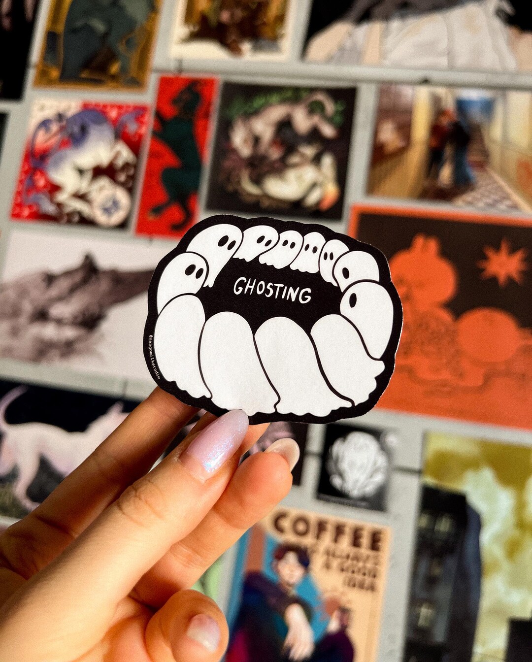 Ghosting Vinyl Sticker | Stickers - Spooky - Cryptid - Weirdcore ...