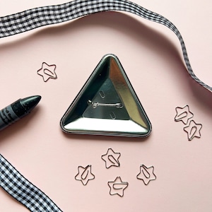 Cryptid Deer Triangle Badge: Monster Animal Warning Sign - Etsy