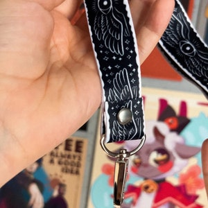 Biblically Accurate Angels Black Lanyard | Creepy - Scp - Angel - Id ...