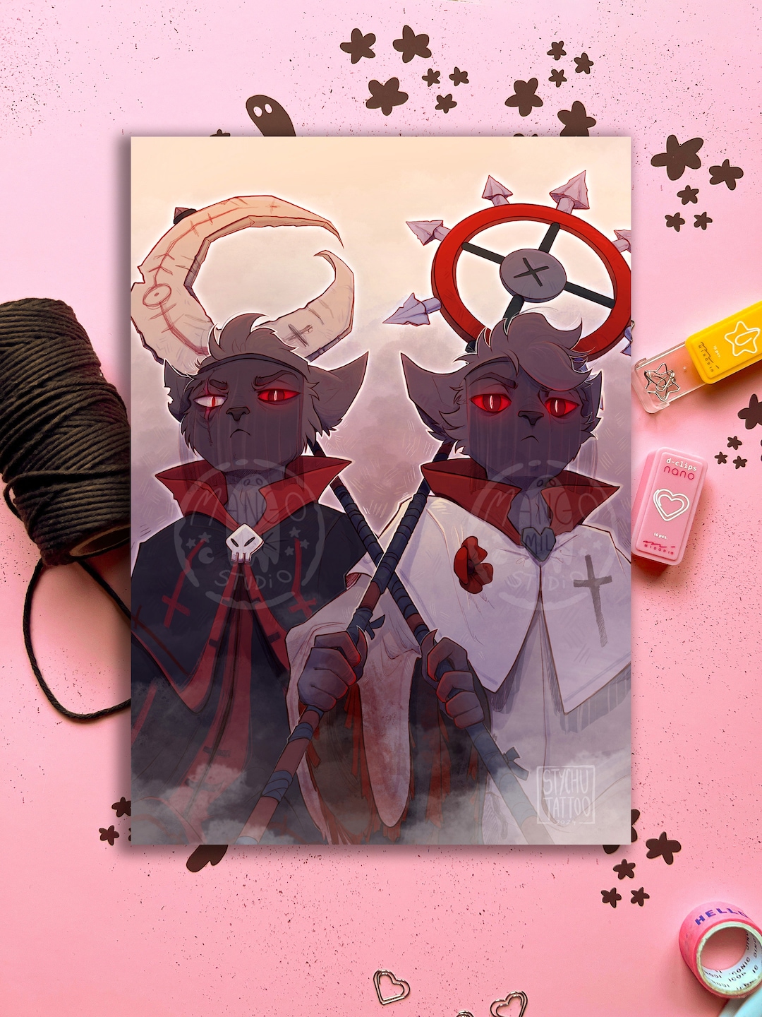 Aym and Baal Print - Cult of the Lamb | the One Who Waits - Narinder ...