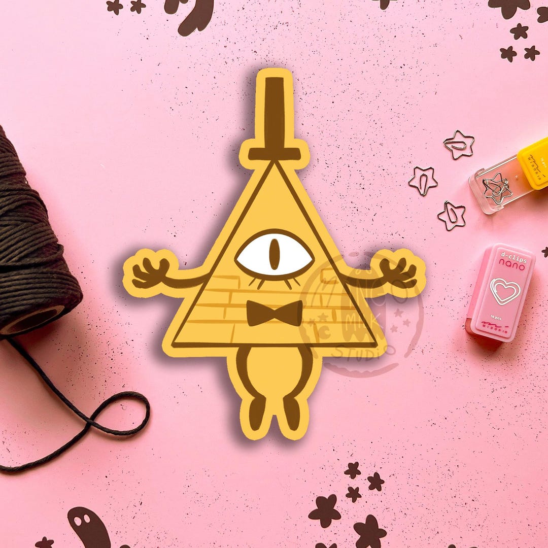 Bill Cypher Vinyl Sticker - Gravity Falls | Weirdmageddon - Mabel ...