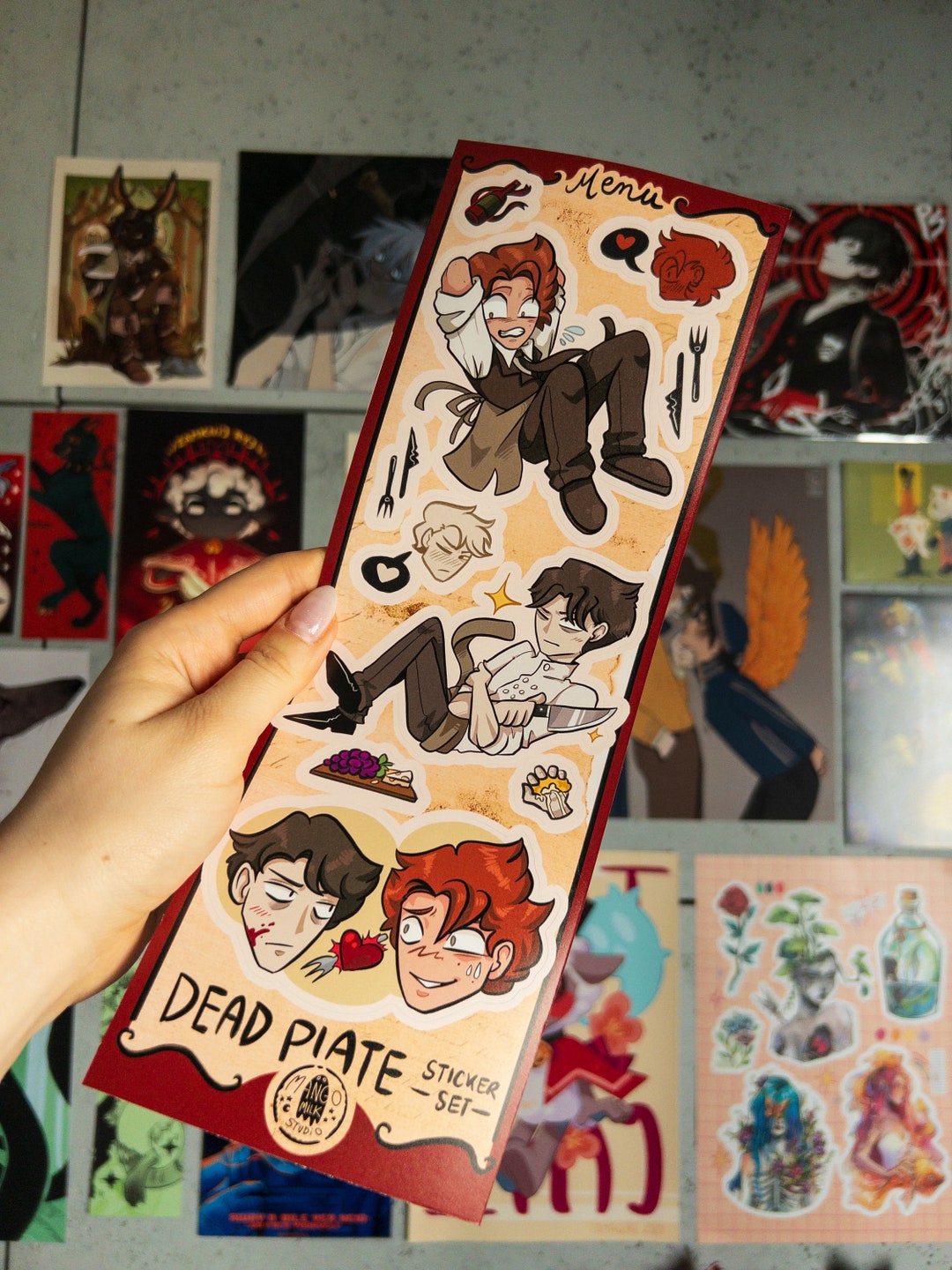 Dead Plate - Menu Sticker Set | Large Sticker Set - Rody - Vincent ...