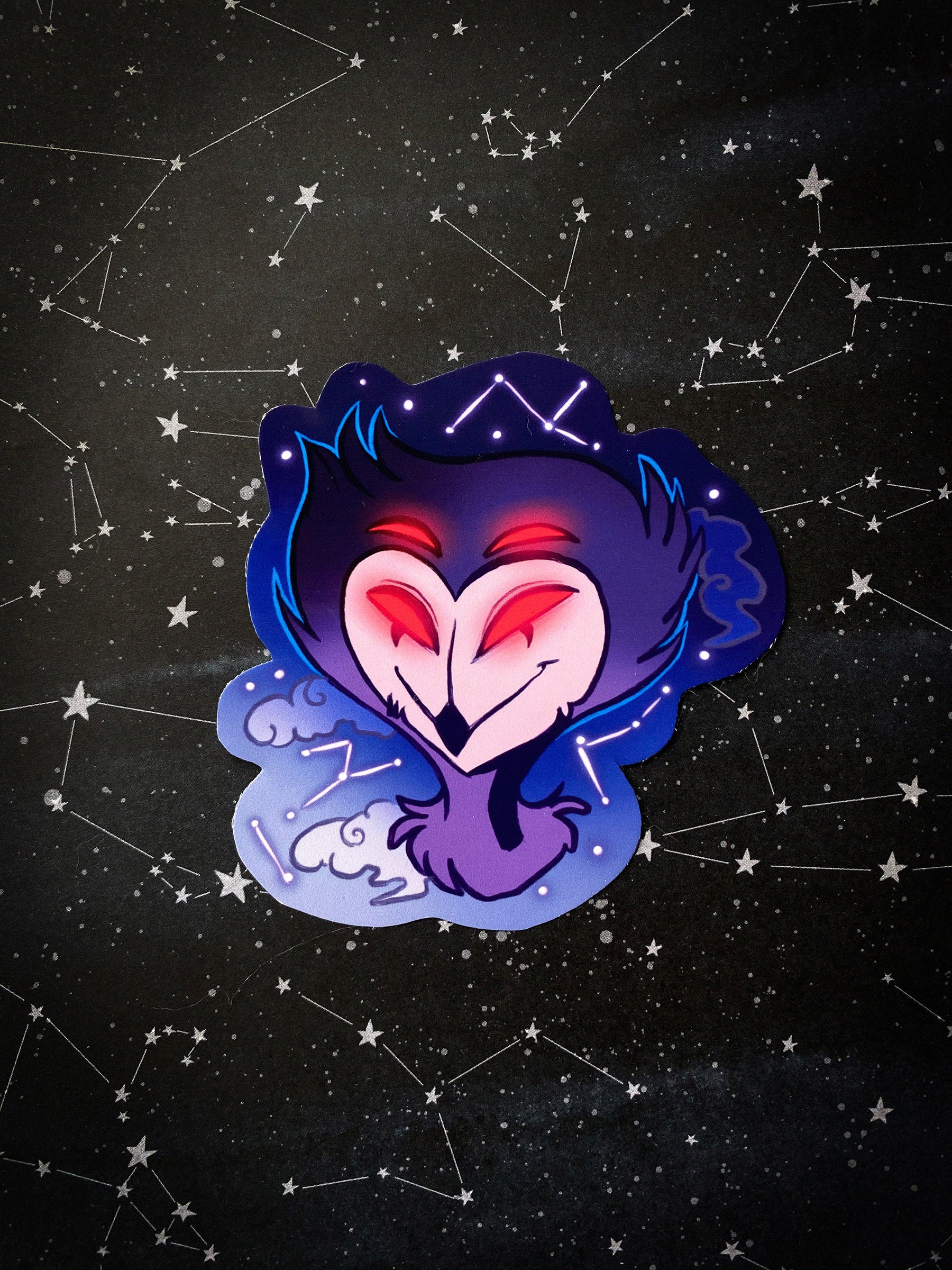 Stolas Big Vinyl Sticker Helluva Boss Owl Demon Show - Etsy UK