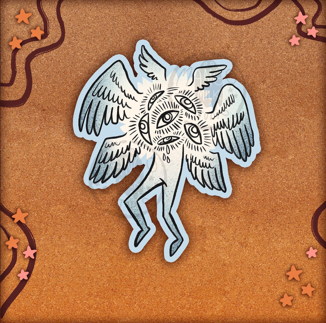 Biblical Accurate Angels Stickers | - Stickers - Angel - Cryptic ...