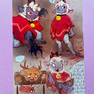 Cult of the Lamb Print | Cotl - Illustration - Indie Game - Creepy ...