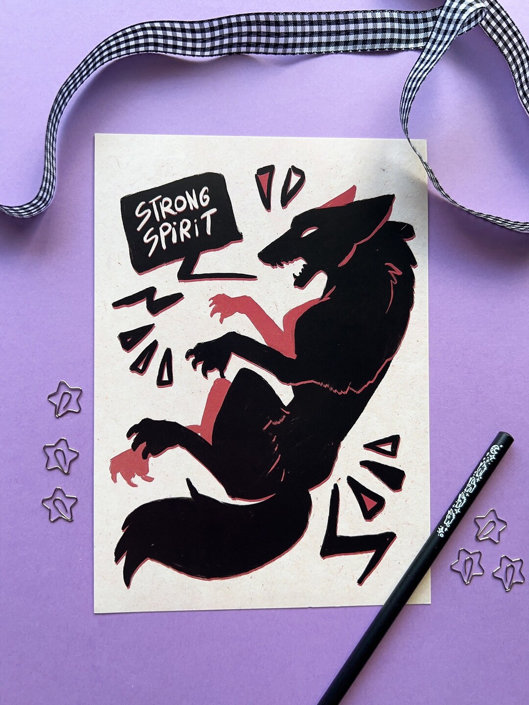 Strong Spirit - Wolf Poster | Wolf Print - Wolves - Motivational ...