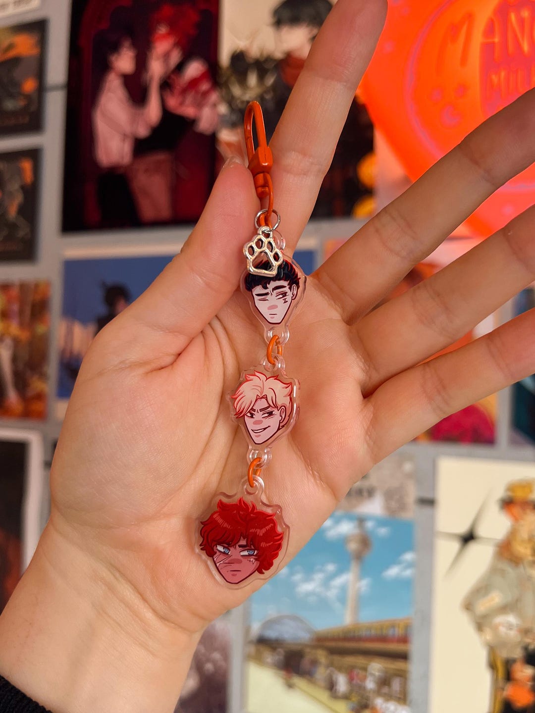 Neil Andrew & Kevin Keychain - All for the Game - Etsy