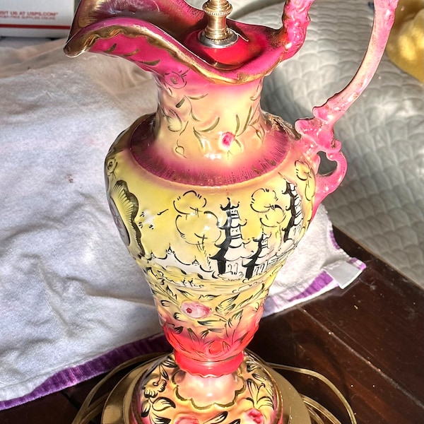 Pitcher Lamp - Etsy