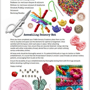 PDF Sensory Fiddle Activity Mat Crochet Pattern US Terms - Instant ...