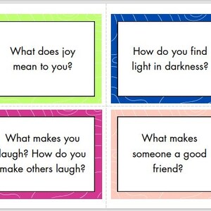 Mindful Chatter Challenge 45 Topics Card Game PDF Instant Download ...