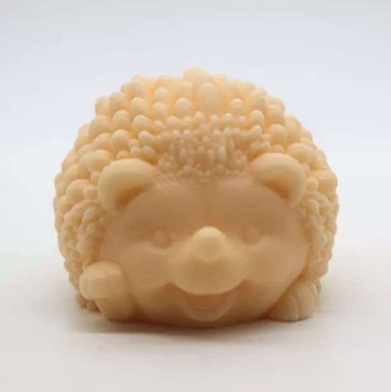 3D Hedgehog Silicone Mold - 1 Cavities - Hedgehog Soap Mold Animals ...