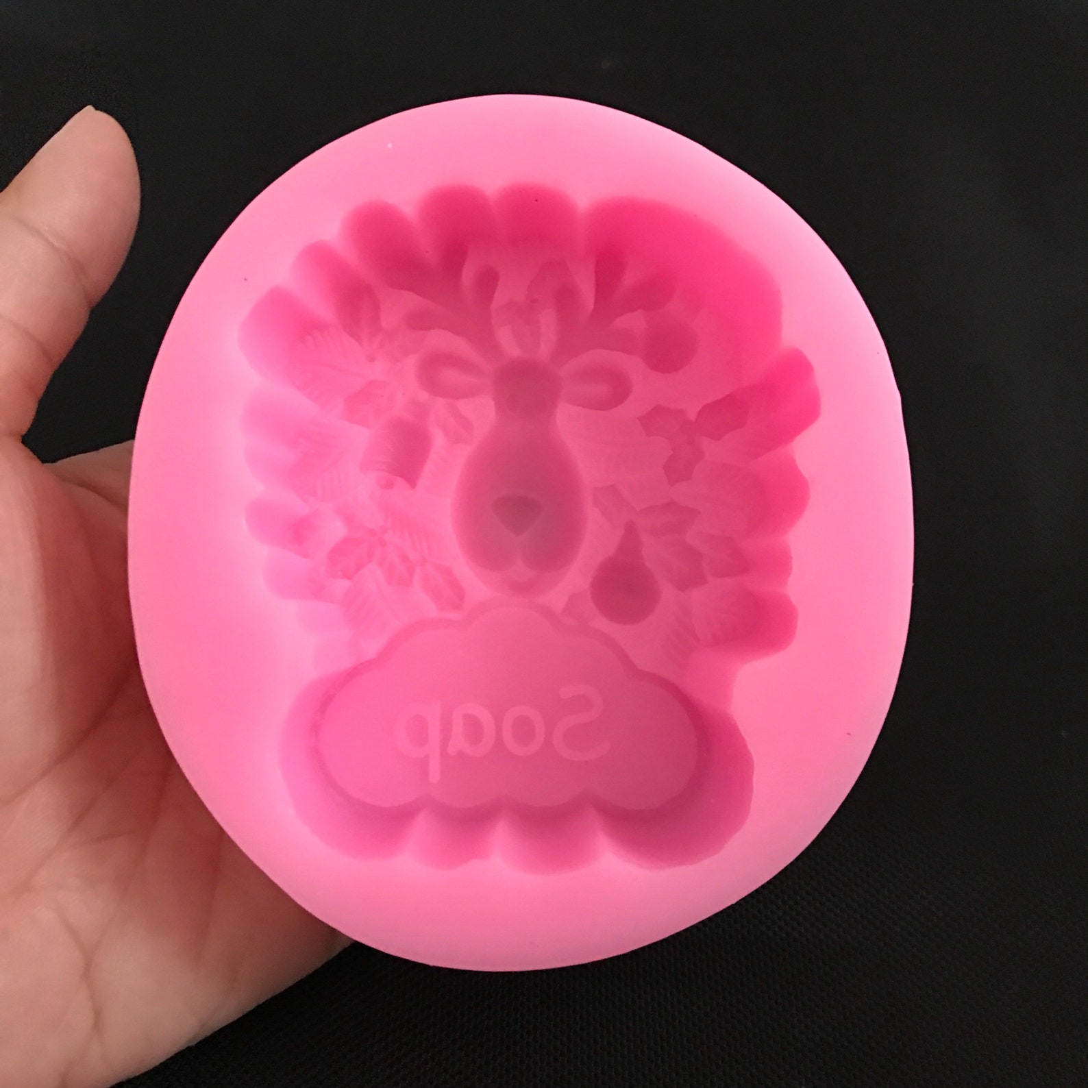 3D Deer Silicone Mold 1 Cavities Deer Silicone Soap Molds - Etsy