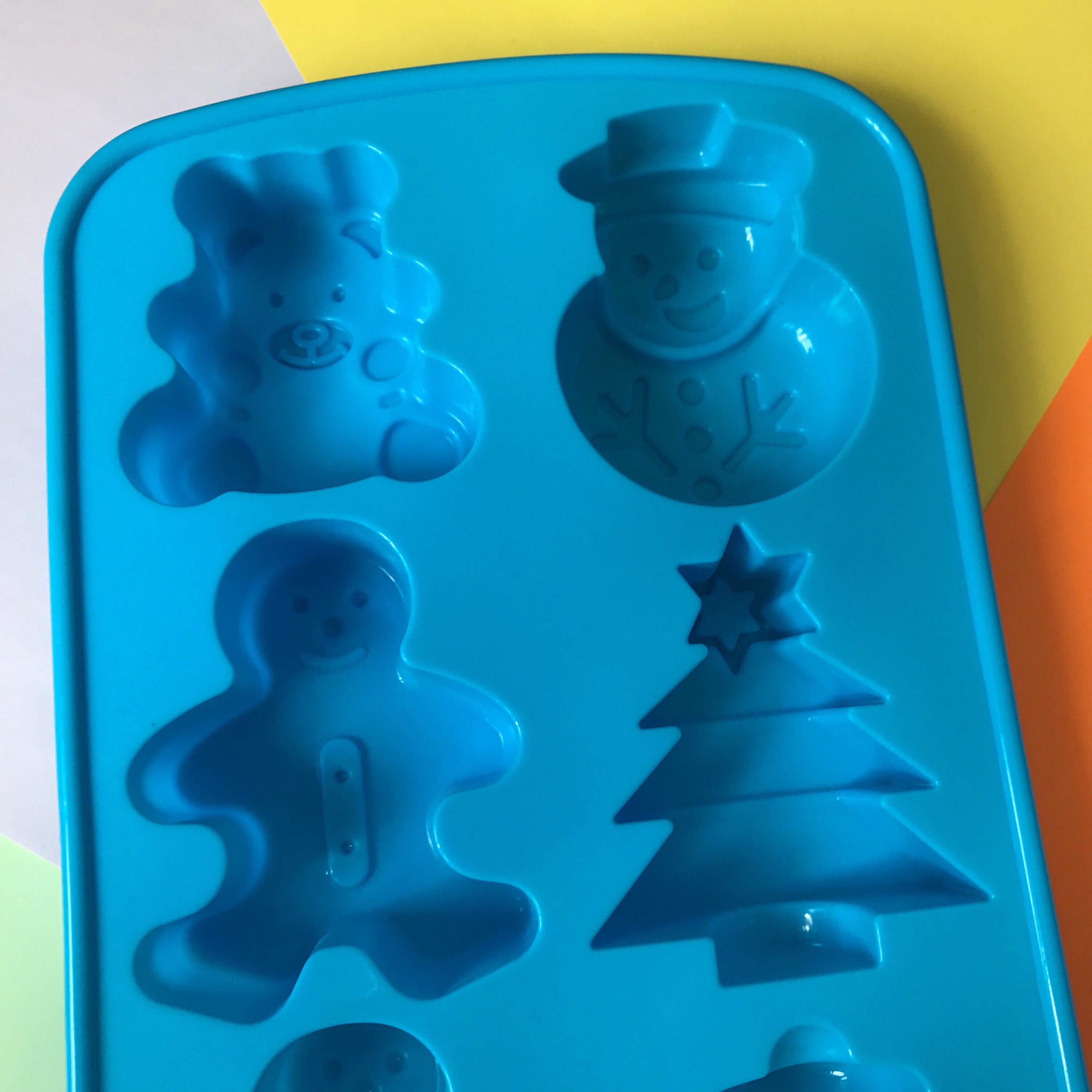 Christmas Snowman Bells Gingerbread Man Bear Tree Silicone | Etsy