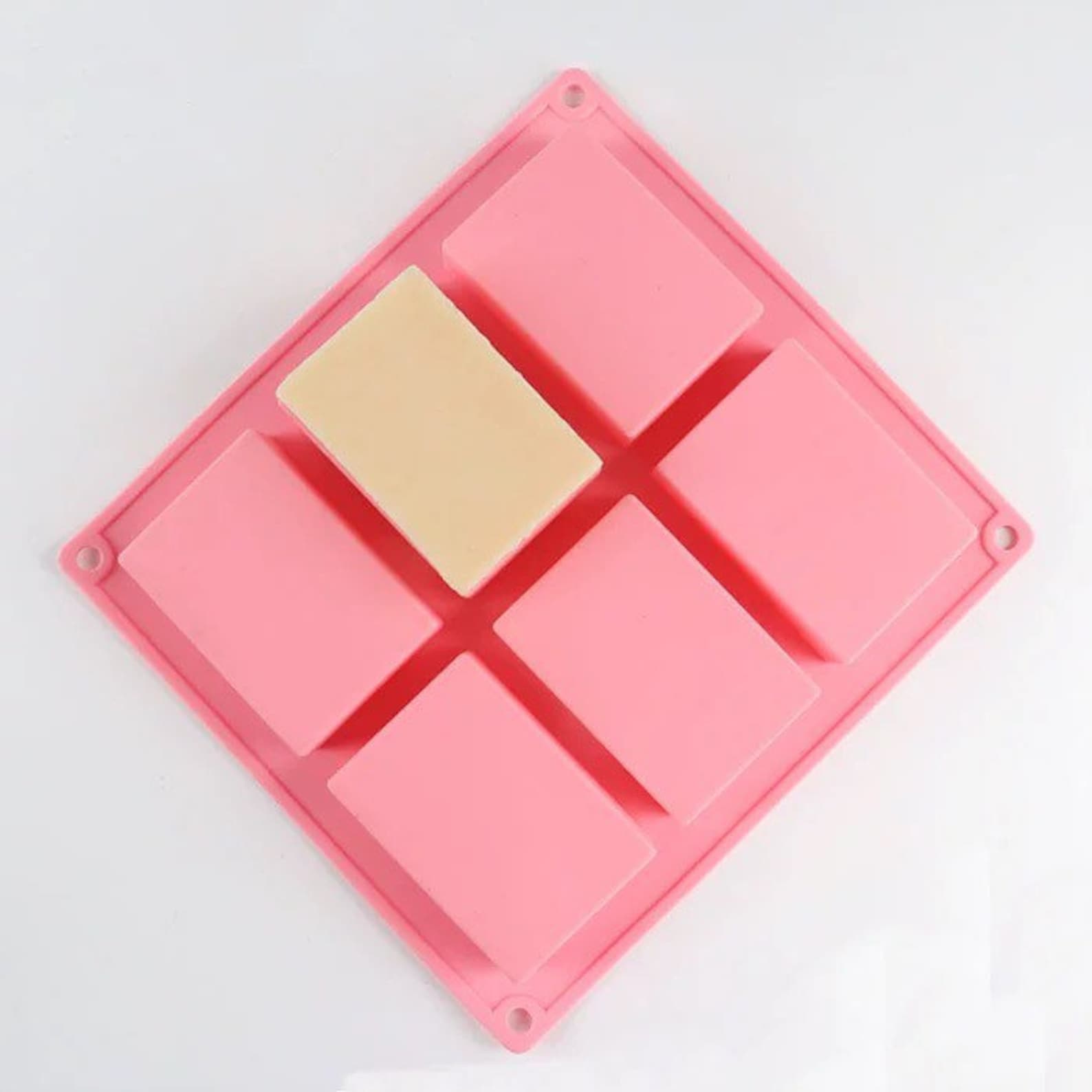 Rectangle Silicone Soap Mold 6 Cavities Rectangle Soap - Etsy