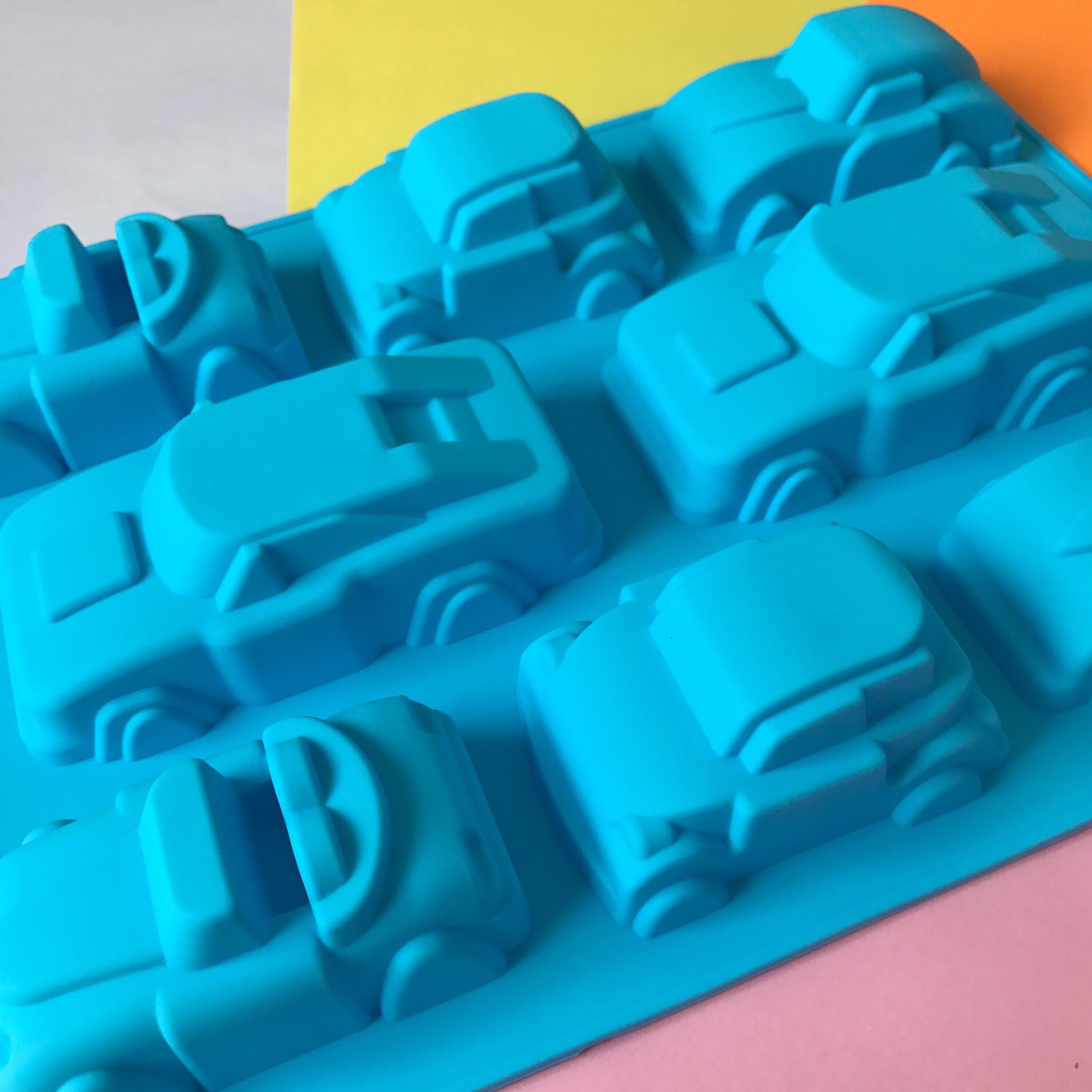 LARGE Car Silicone Soap Mold 8 cavities car soap mold | Etsy