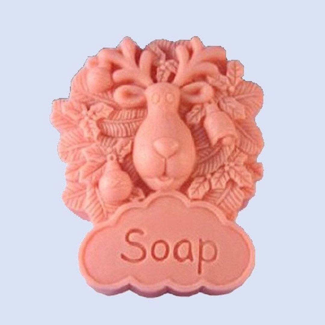 3D Deer Silicone Mold - 1 Cavities - Deer Silicone Soap Molds Plaster ...