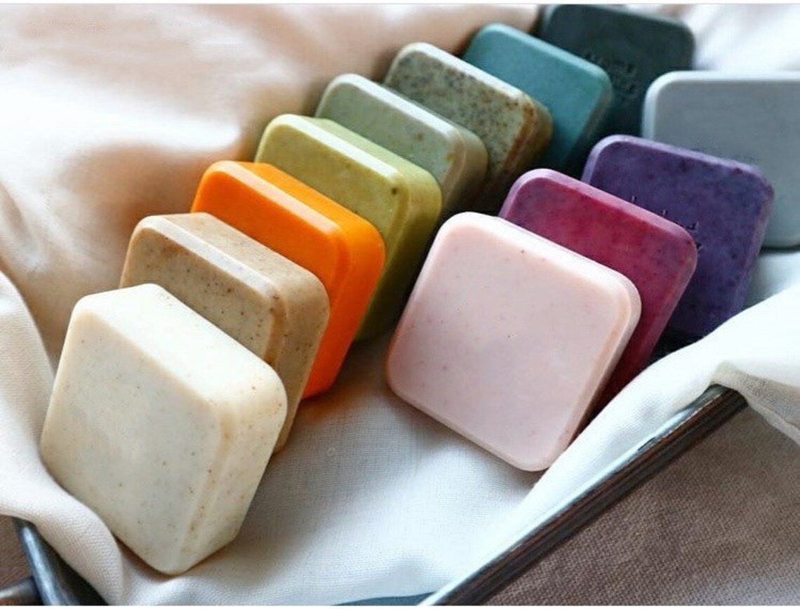 Rounded Edge Square Bars Silicone Soap Mold 9 Cavities | Etsy