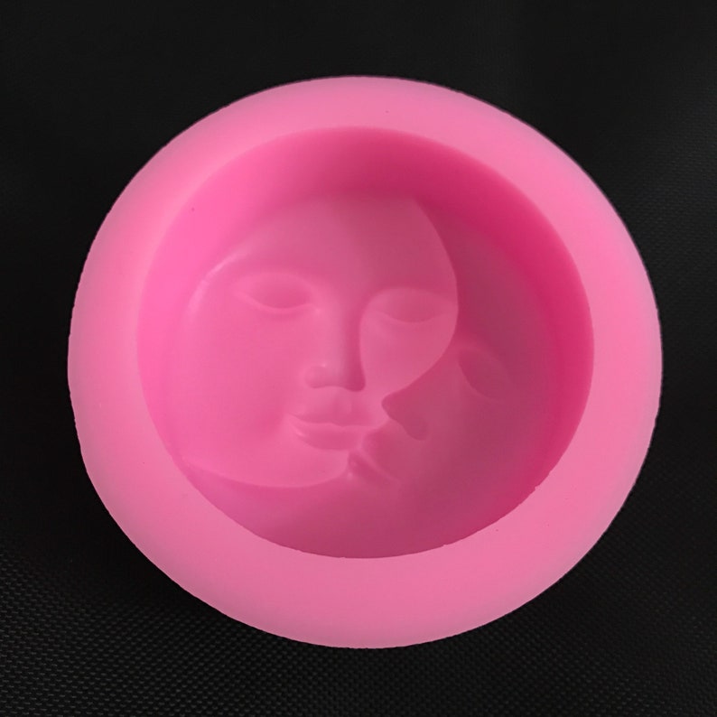Sun and Moon Double Face Silicone Mold - 1 Cavities - Face Silicone ...