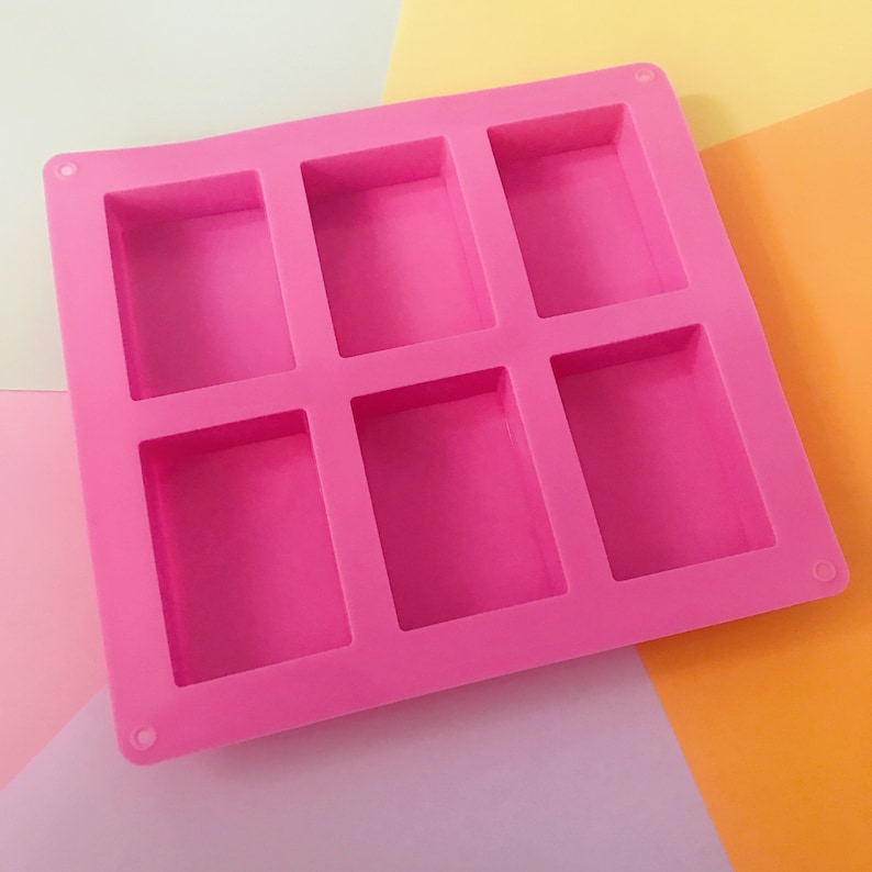 Rectangle Silicone Soap Mold 6 Cavities Rectangle Soap - Etsy