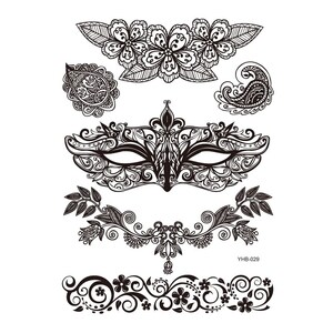 Creative Lace Pattern Temporary Tattoo Stickers - Etsy