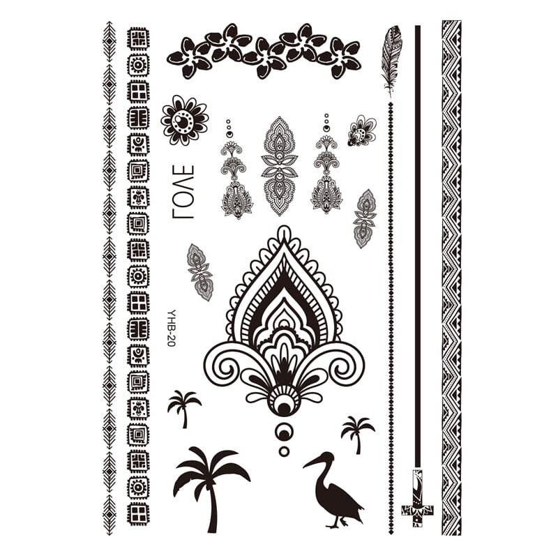 Creative Lace Pattern Temporary Tattoo Stickers - Etsy