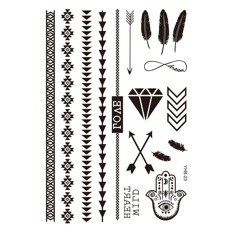 Creative Lace Pattern Temporary Tattoo Stickers - Etsy