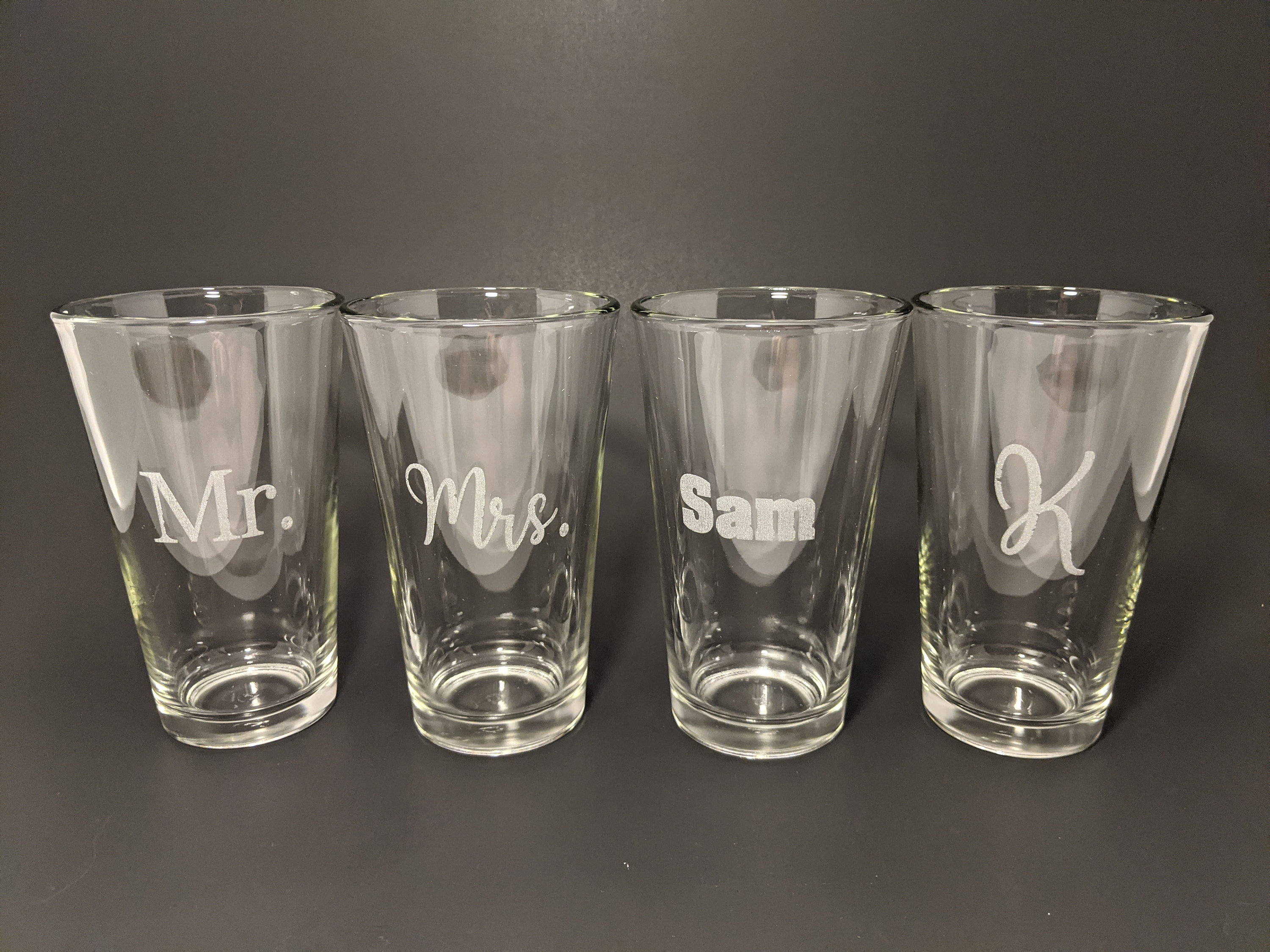 Custom Engraved Glasses Personalized Glass Cups - Etsy
