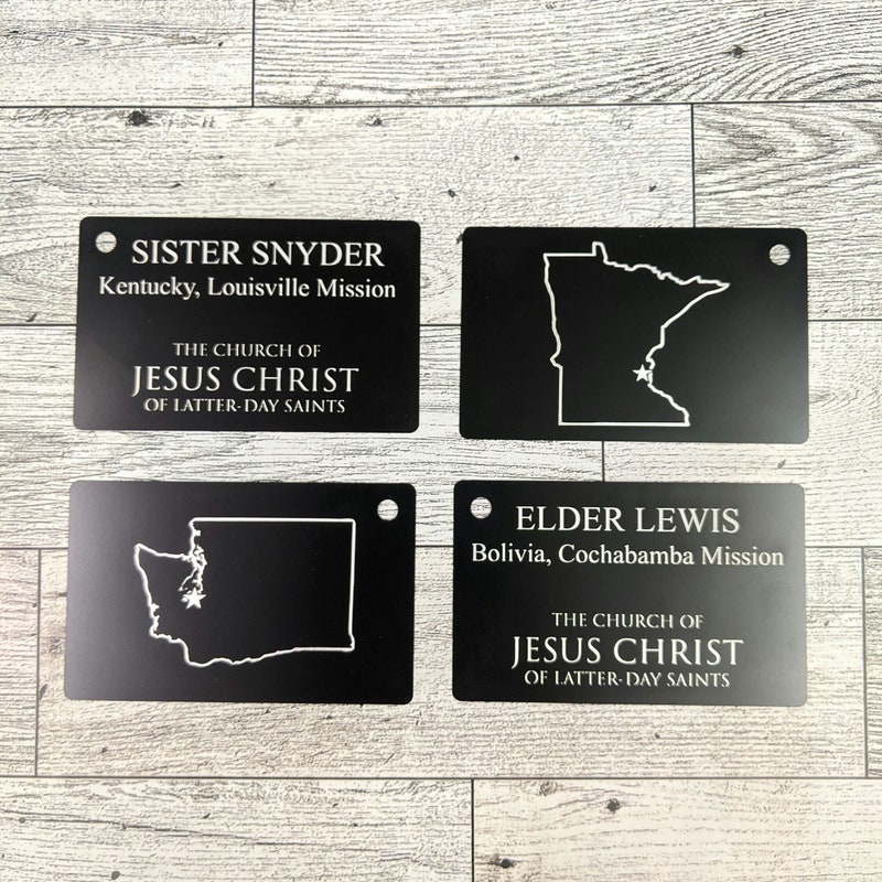 Lds Missionary Name Tag - Etsy