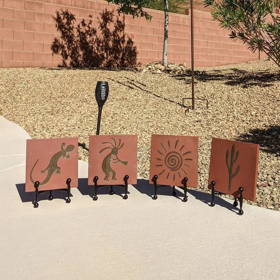 Personalized Engraved Tiles Photo Engraved Black Ceramic Tile 6×6