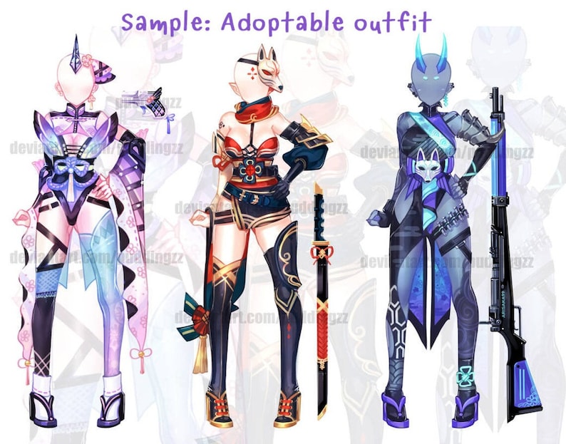 BUNDLE Reference Female Full Body Base #1-9 - Etsy