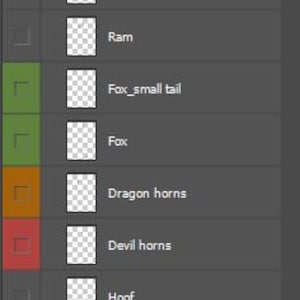 Reference Female Kemonomimi Full Body Pose Base Template Guideline - Etsy