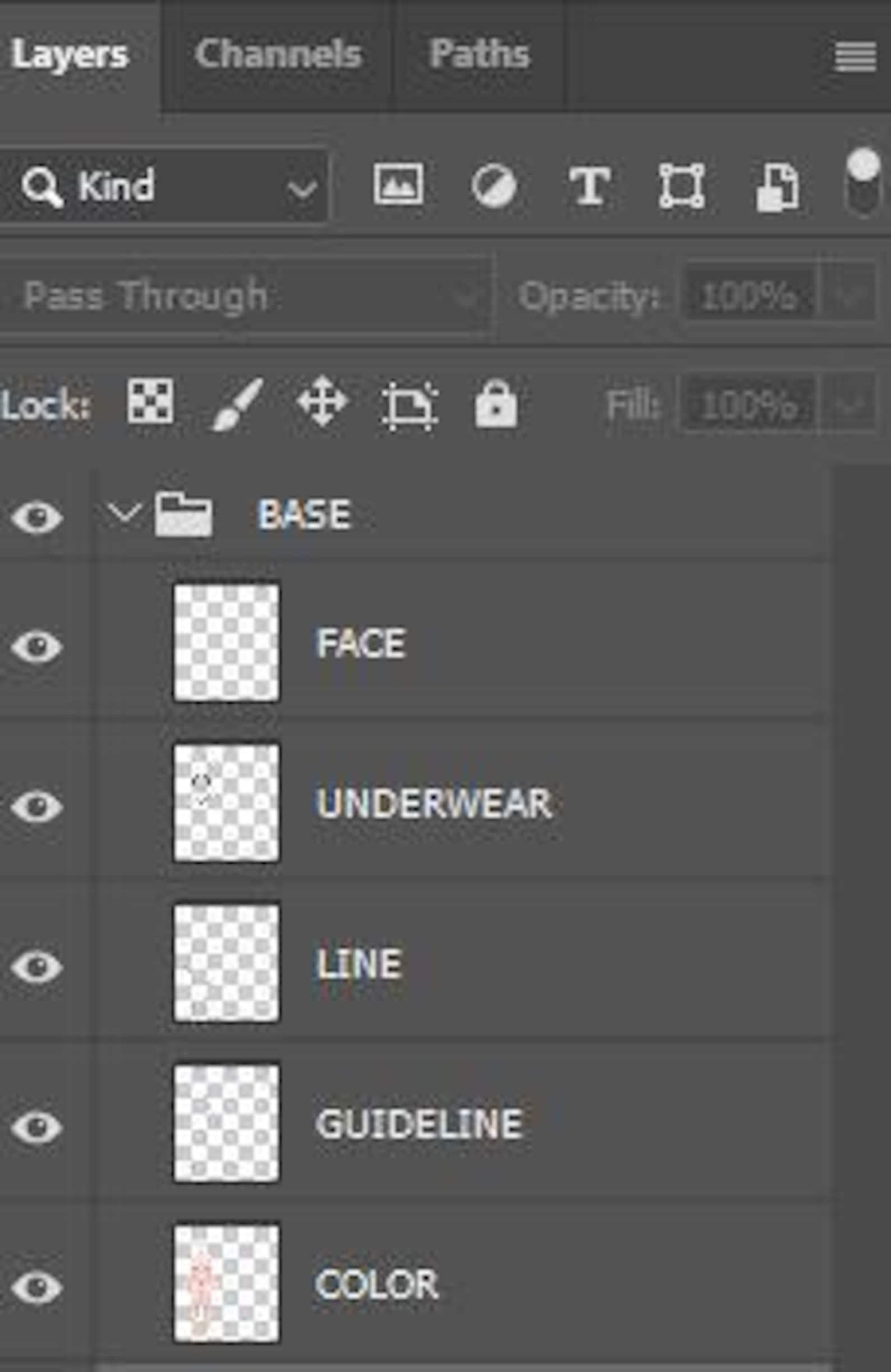 Reference Female Full Body Pose Base Colored Guideline - Etsy
