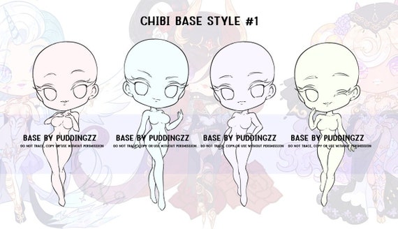 Chibi Anime Base Girl