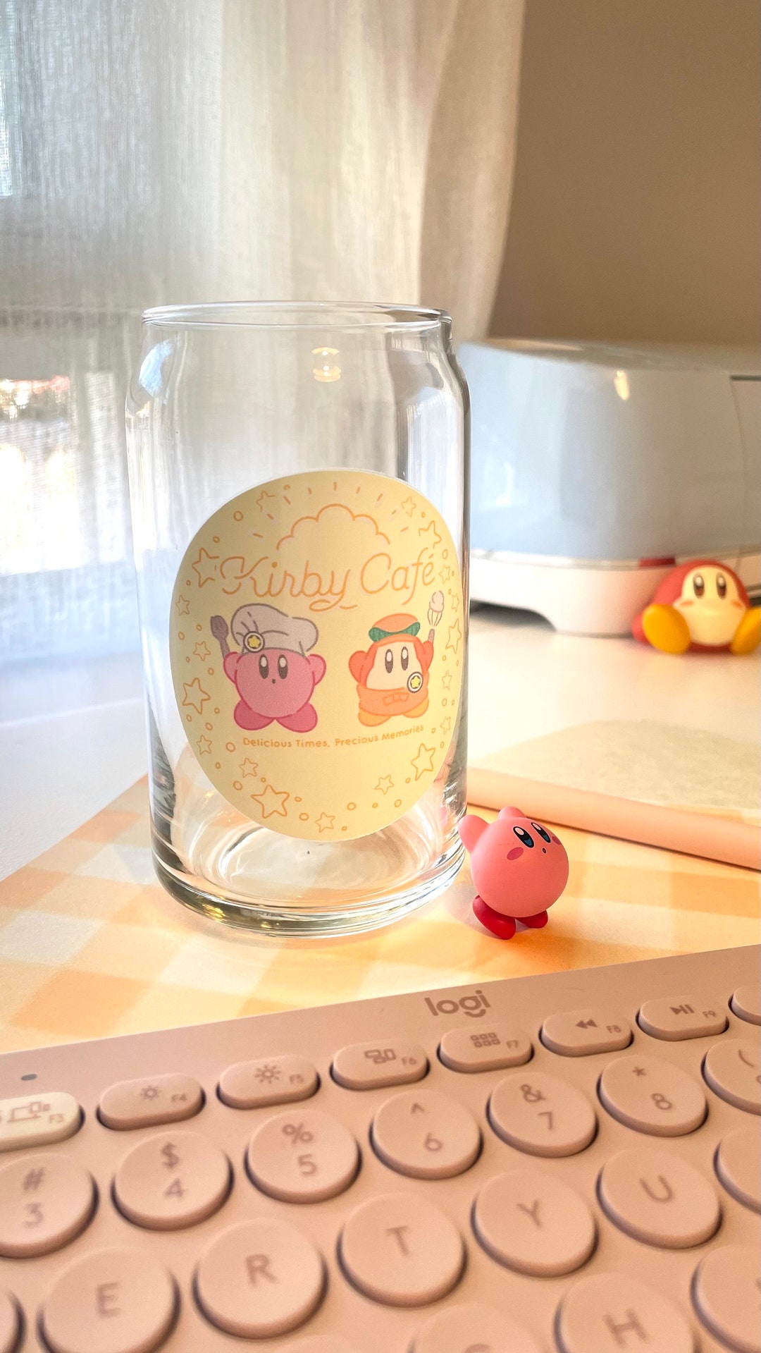 Kirby Cafe Cup Kirby Cafe Mug Kirby Holiday Cup Kirby - Etsy