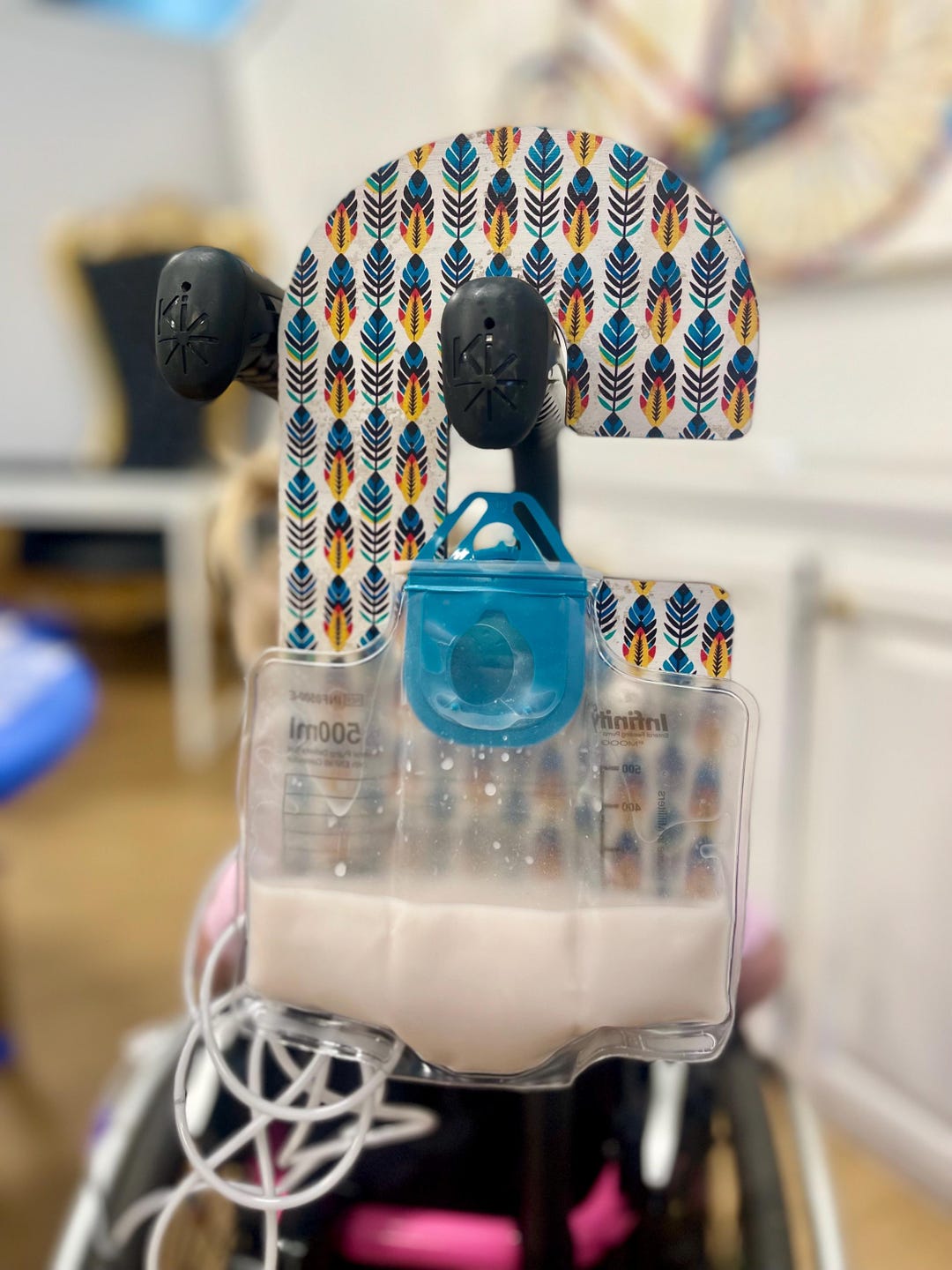 Infinity Pump Holder: Fun Patterned Wooden Feeding Tube Accessory - Etsy