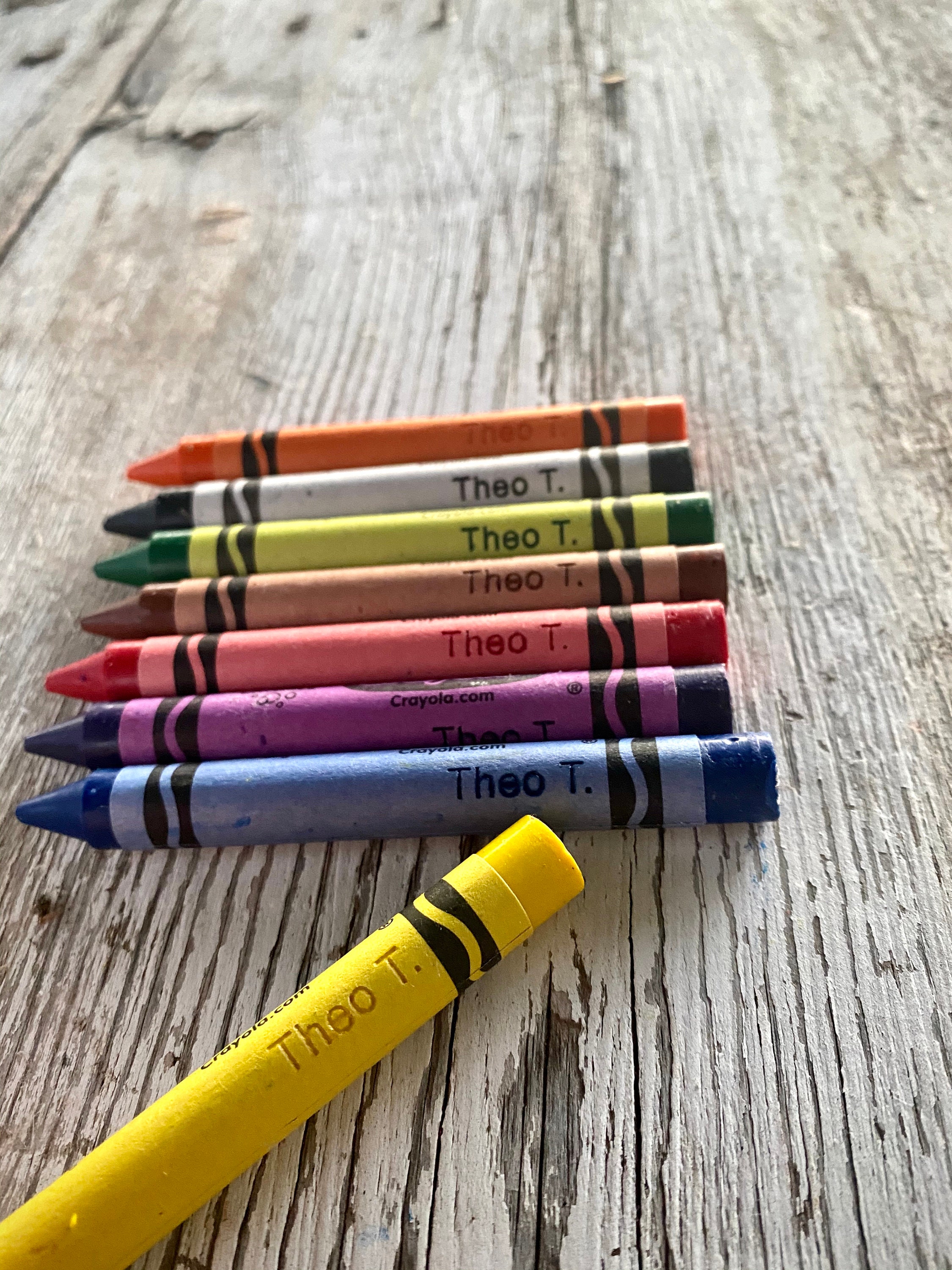 Personalized Name Crayons: Back to School Gift, Custom Kids Craft ...