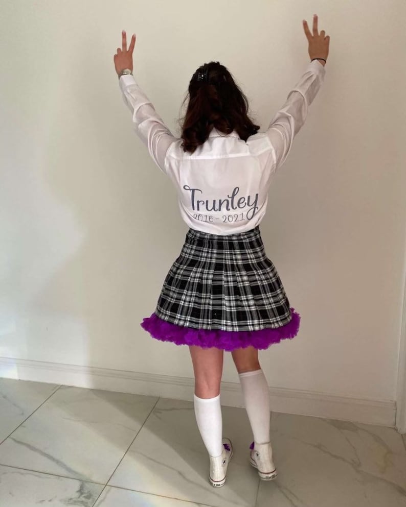 Personalise Your Leavers Shirt at Home School Leavers Day | Etsy UK