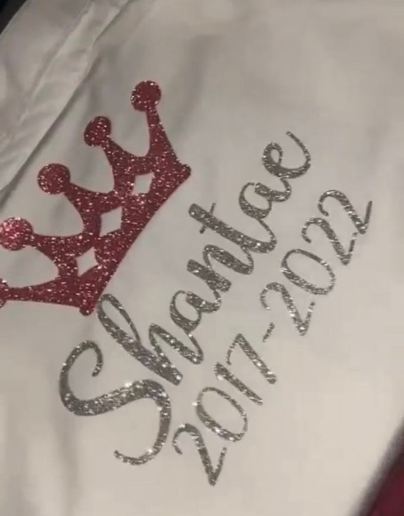 SCHOOL LEAVERS Day Personalised Tops DIY Iron on Decals 12 - Etsy UK