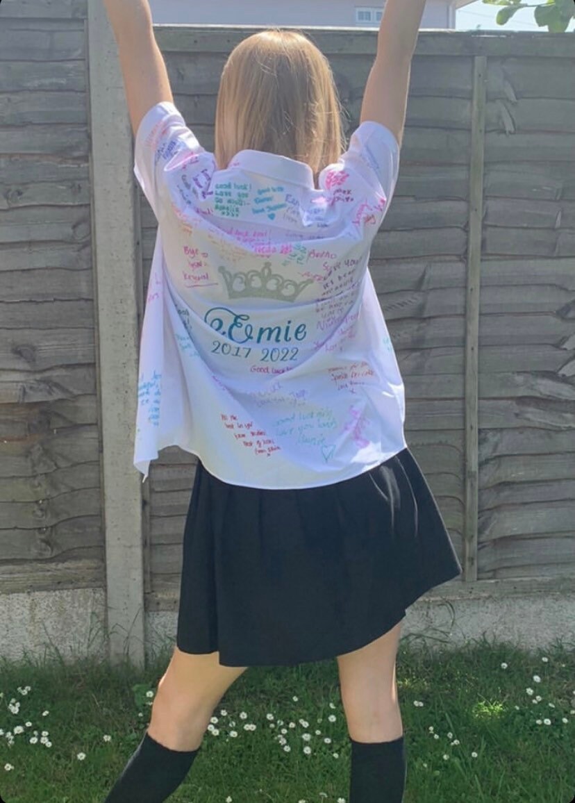 SCHOOL LEAVERS Day Personalised Tops DIY Iron on Decals 12 - Etsy UK