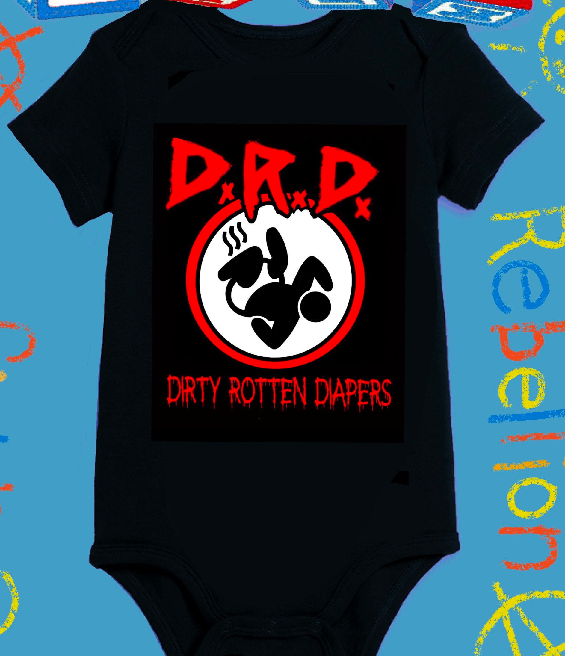 D.R.D. Dirty Rotten Diapers Onesie - Etsy