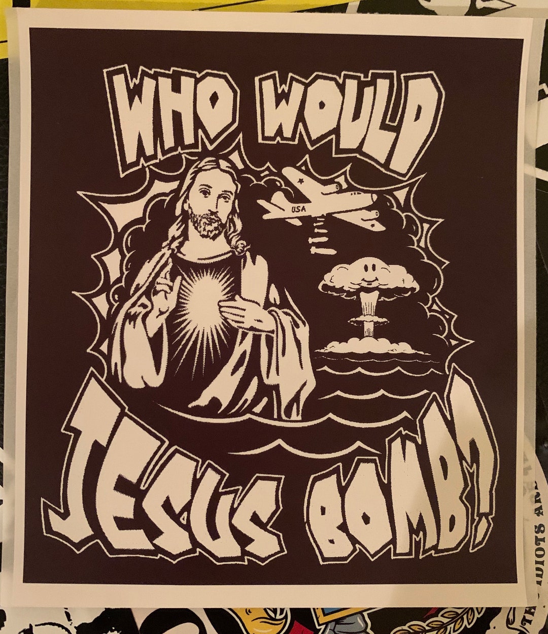 Who Would Jesus Bomb Sticker - Etsy