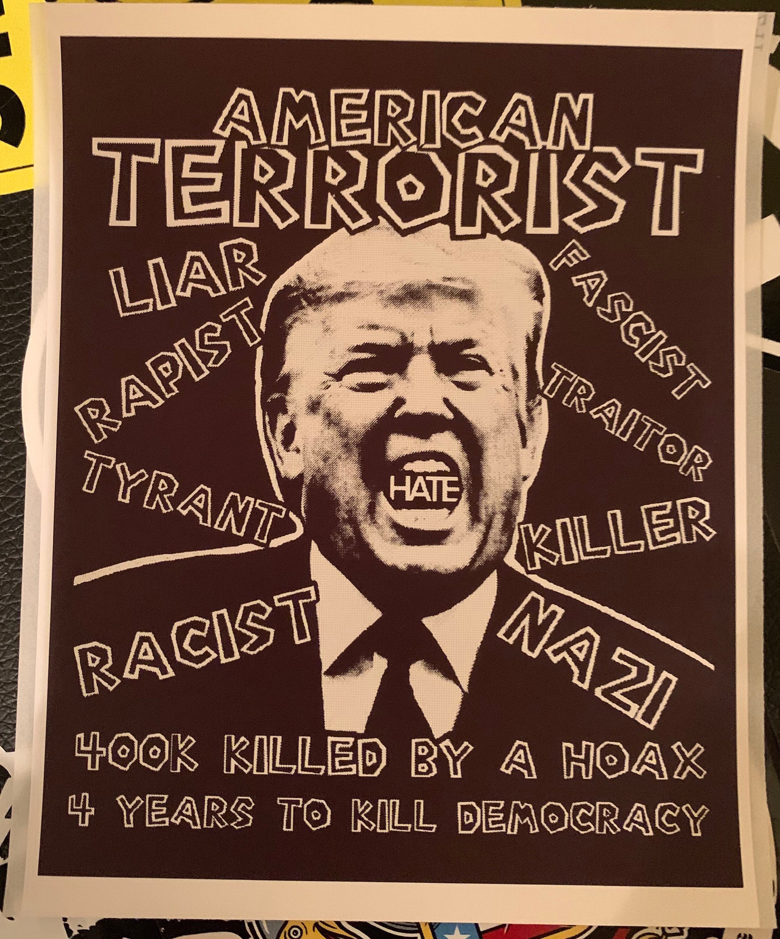 American Terrorist Sticker | Etsy