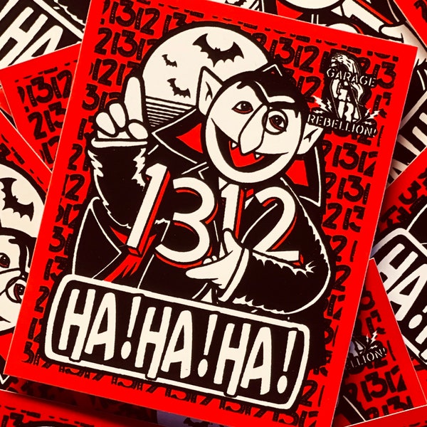 1312 Sticker - Etsy