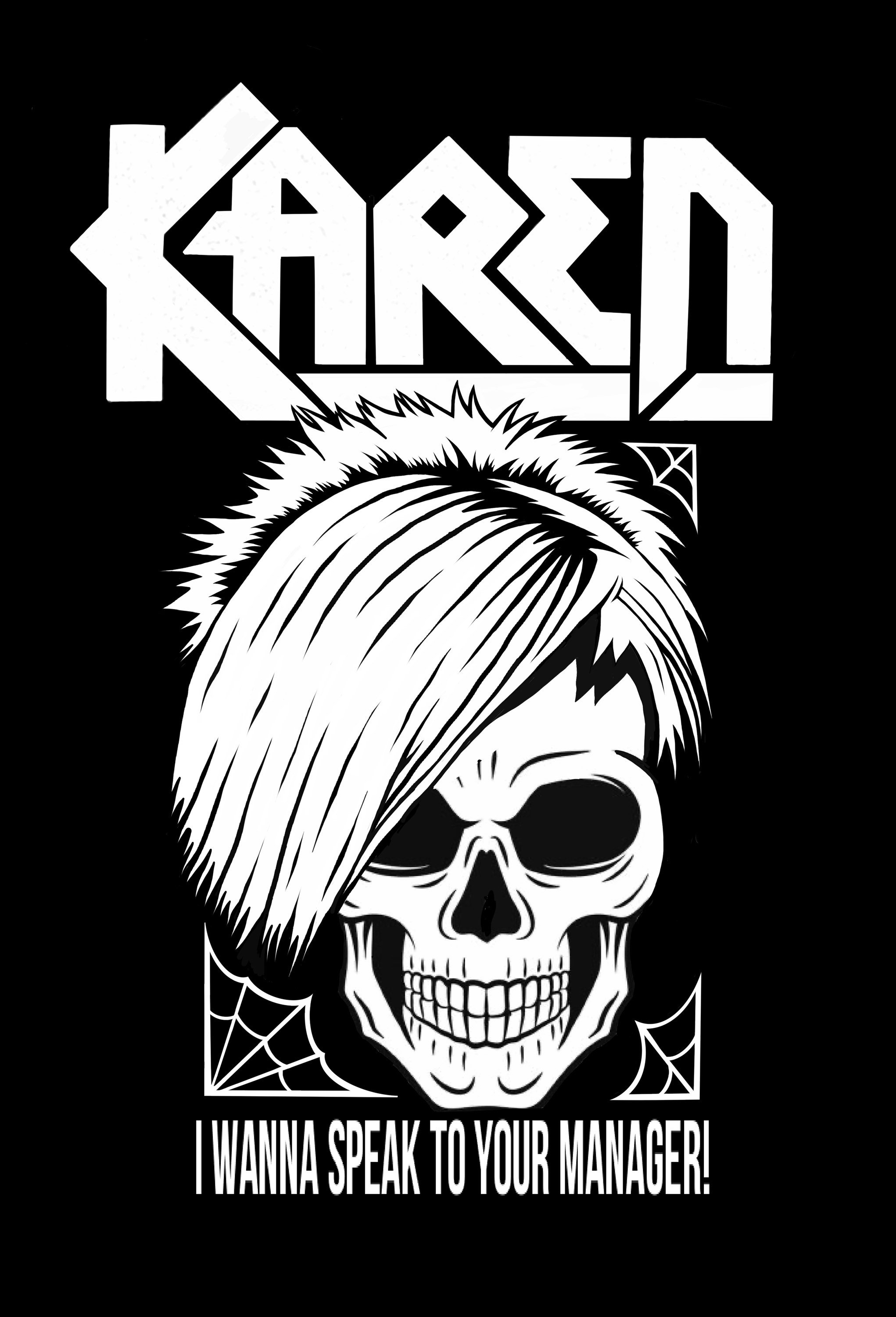 KAREN metal T-shirt | Etsy