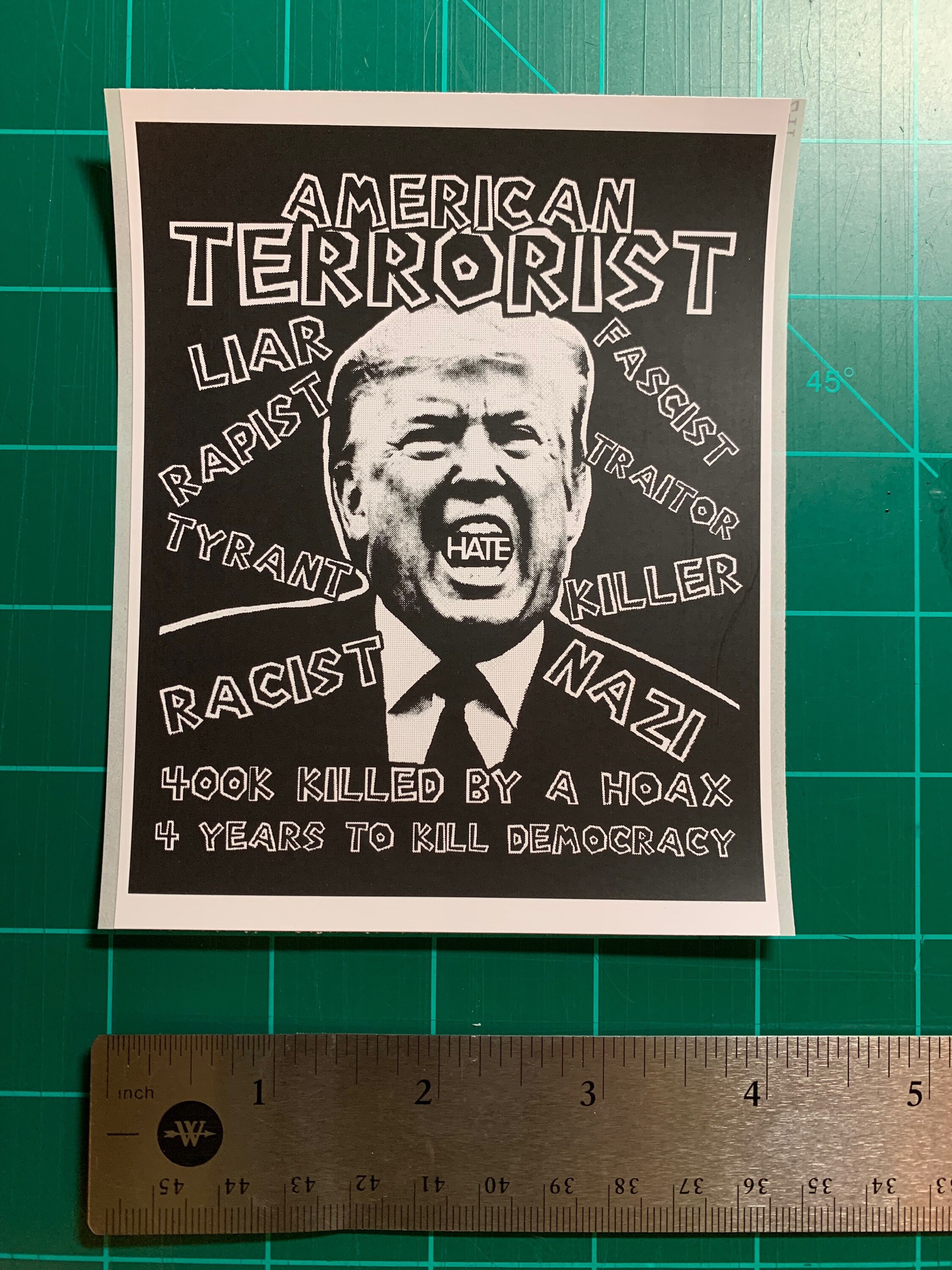 American Terrorist Sticker | Etsy