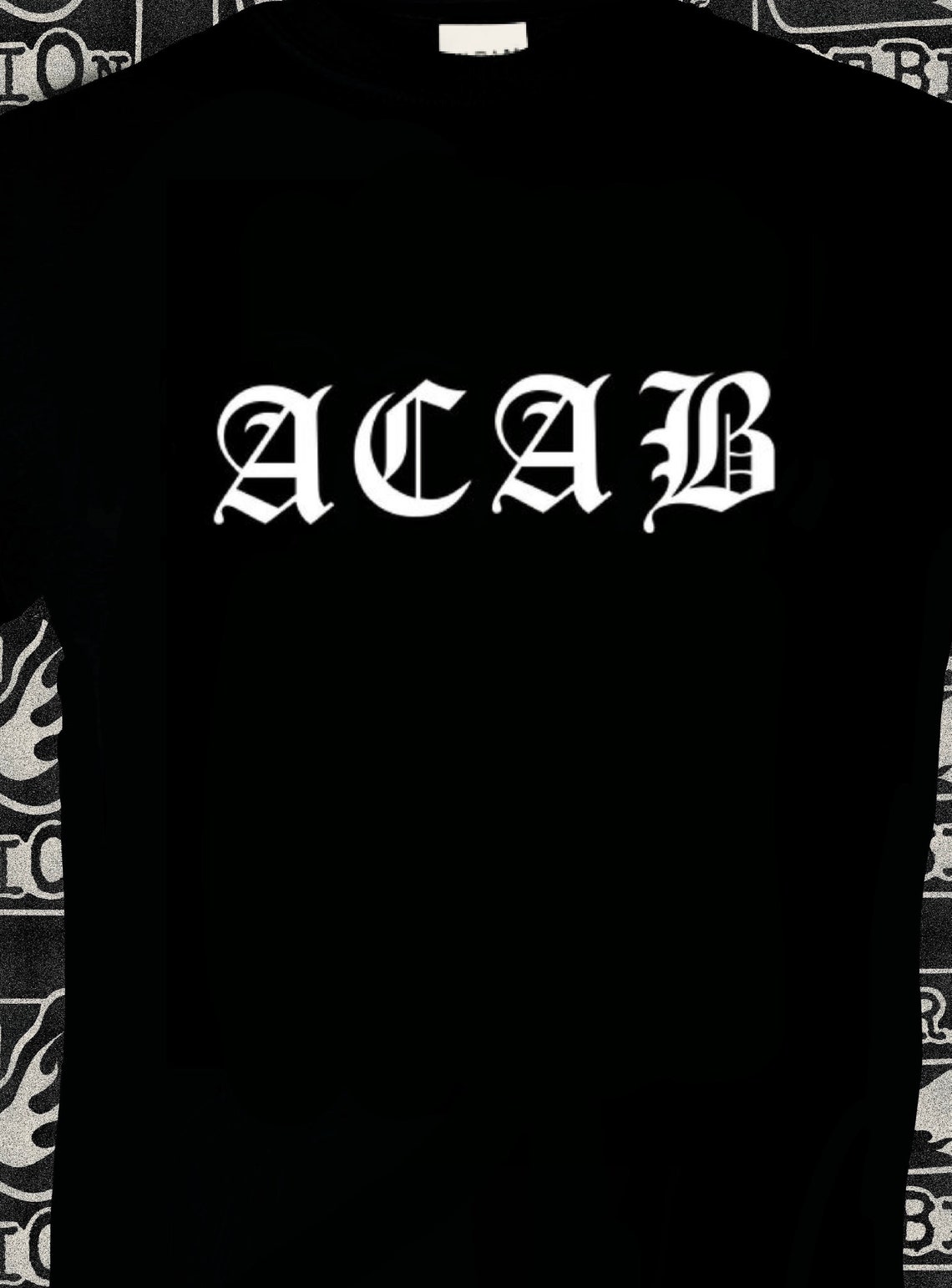 ACAB old English T-shirt - Etsy