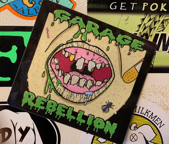 Garage Rebellion snot Mouth Sticker | Etsy
