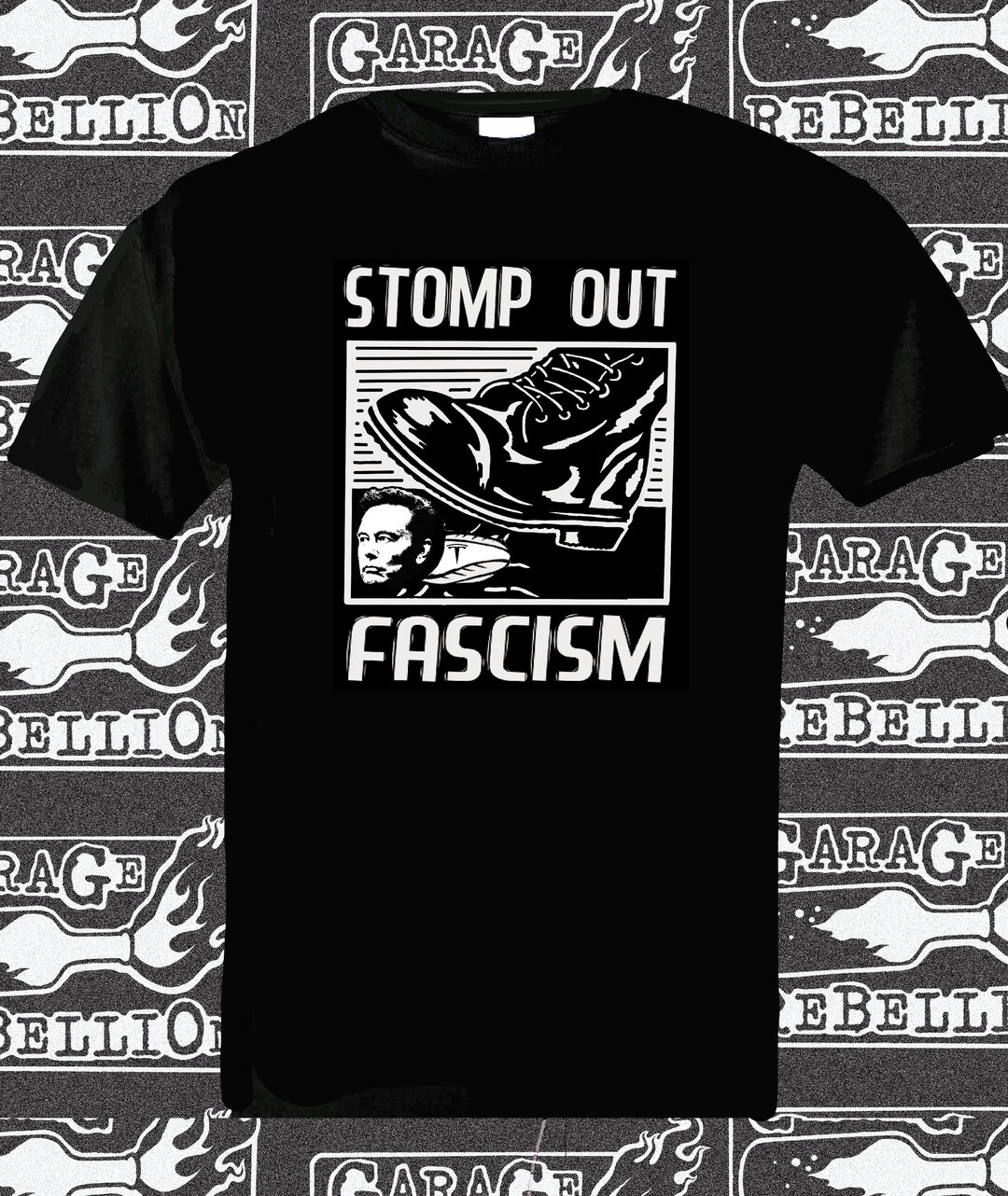 Stomp Out Fascist Musk T-shirt - Etsy